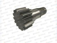 China 5I-5823 E200B Swing Shaft Pinion Gear 13/20 Teeth Forging Steel Excavator Parts for sale