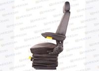 China Excavator Operator Cab Seat 620x590x1100mm with 45-178° Adjustable Backrest and 60mm Height Adjustment for sale
