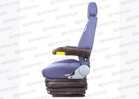 China Komatsu Folding Air Suspension Seat 215x295mm with 170mm Stroke for Excavators & Heavy Equipment for sale