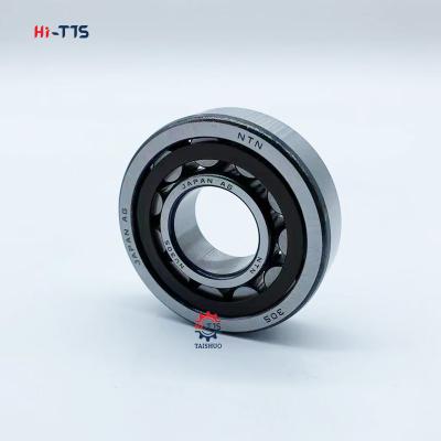 China Steel Excavator Bearing Double Row Angular Contact Ball Bearing NU305 25x62x17mm for sale