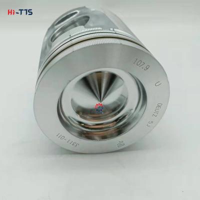 China Silvery Integral Diesel Engine Piston 8.5kg 20MPa for Automotive Industry for sale