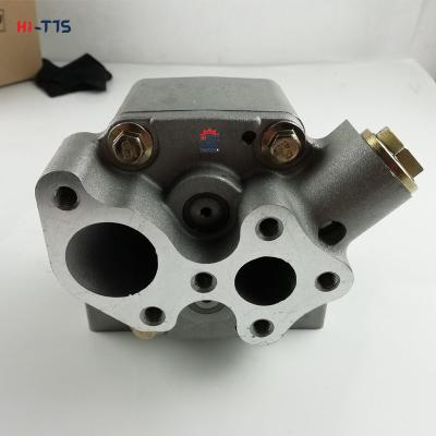 China ISO9001 Black Excavator Engine Oil Pump 3.5kg Custom Size Steel for sale