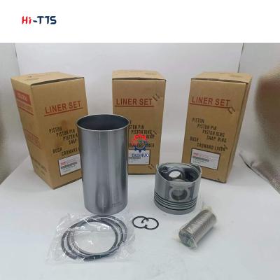 China Isuzu 6BG1 4RV Cylinder Liner Kit 1-12121146-0 1121211460 for ZX200 Excavator Engine Parts for sale
