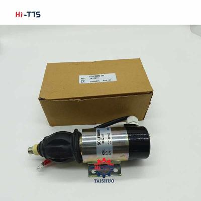 China Stop Solenoid Valve 24V 12V 2006 3008 3012 for Perkins Fuel Shutoff Solenoid OE52318 for sale