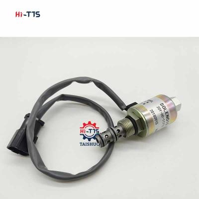 China Rotary Stop Solenoid Valve 12V 24V for Komatsu PC200-5 6D95 20Y-60-11713 20Y-60-11712 for sale