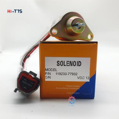 China Fuel Stop Solenoid 4TNV88 4TNE84 119233-77932 12V 24V for Yanmar for sale