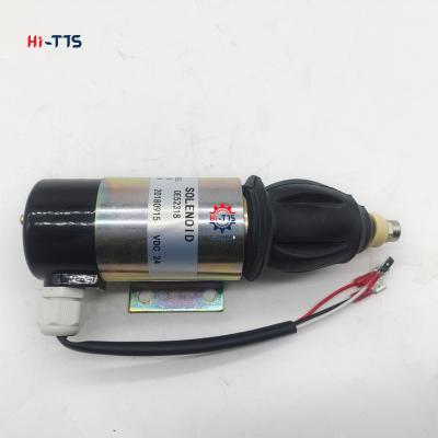China Excavator Solenoid Valve 0E52318 24V Shut Off Solenoid Valve for Heavy Equipment for sale