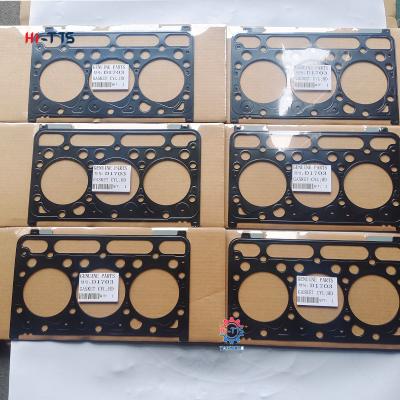 China Kubota 16487-03310 3 Cylinder D1703 Engine Cylinder Head Gasket High Quality for sale