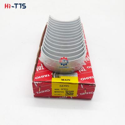 China 6D95 S6K 6D102 6D125 6D34 J05E Main Bearing 6204-21-8010 STD Aluminum for sale