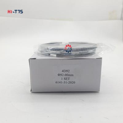 China 4D92 4D95 Piston Ring Set 92mm 6141-31-2020 614131202 Stainless Steel for sale