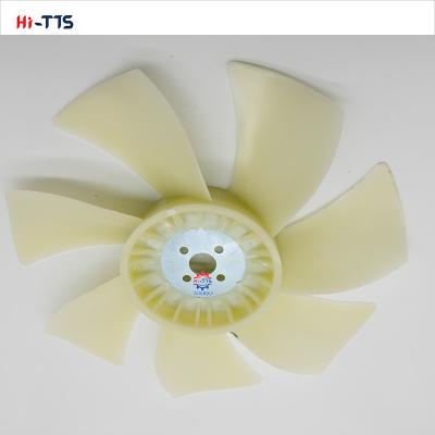 China ZAX50 4 Hole 7 Leaf Fan Blade for Excavator Engine Cooling Spare Part for sale