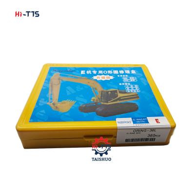 China Excavator E320 E312 NBR90 O-Ring Kit 360pcs O-Ring Box for Excavator Sealing for sale