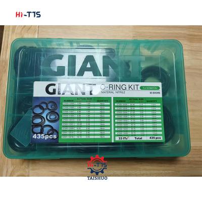 China Excavator O-Ring Box 435pcs O-Ring Kit 90 Shore O-Ring Box 33ITS for sale