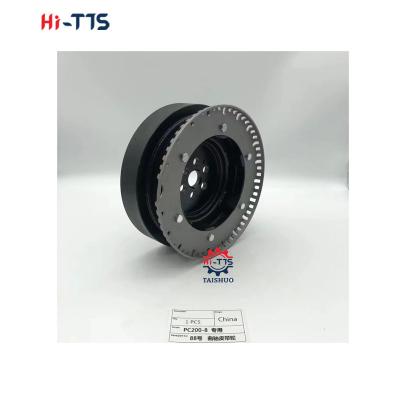 China Crankshaft Pulley 6738613170 Forged Steel 12kg for PC200-8 PC240-8MO 6D107-2 Engine for sale