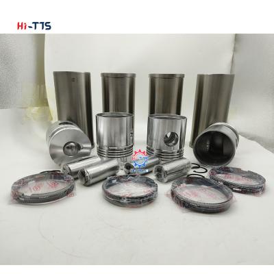 China Shanghai 495A Tractor Piston Cylinder Liner Overhaul Kit Diesel Engine Parts 4 Cylinder for sale