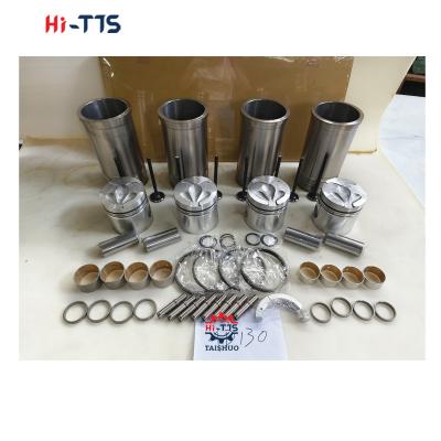 China Komatsu 4D130 Excavator Engine Cylinder Liner Kit 6114-31-2111 Piston 6114-30-2303 Ring 4 Cylinder for sale
