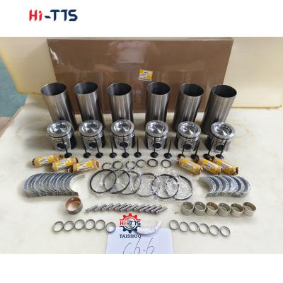China C6.6 Cylinder Liner Kit 3135M141 124-3536 276-7677 for Cat Excavator Engine 6 Cylinder for sale