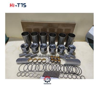 China Daewoo D1146 Cylinder Liner Kit 6 Cylinder 45kg Engine Rebuild Set 65.02501-0507 for sale