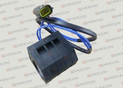China DH220-5 DAEWOO DOOSAN Excavator Solenoid Valve Coil - 12V/24V Standard Size Replacement Part for sale
