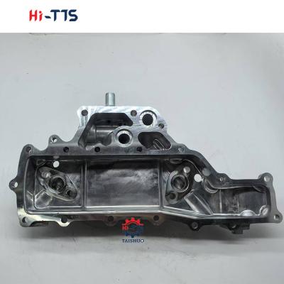 China Nissan 4D34 4D35 Oil Cooler Cover ME017230 Metal 2kg for PD6 PD6T Engine for sale