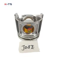 China Excavator Engine Piston J08E 112mm 6 Cylinder S130A-E0160 S130B-E0390 13306-1080 for sale