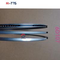 China 6D107 Diesel Engine Piston Ring Set 102mm Aluminum 4955251 4955519 4932801 for sale