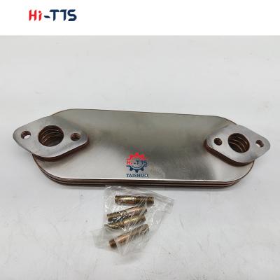 China 5L 15609-54043 High Performance Auto Oil Cooler Core for EM100 DM100 Diesel Engine for sale