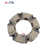 China 500H Excavator Hydraulic Pump Rubber Coupling Assy 215x110mm 14586967 for sale