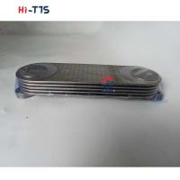 China ME017229 6D34 Aluminum Oil Cooler Core for Diesel Truck Engine 1.10kg for sale