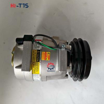 China 24V AC Compressor 715618 11Q6-90041 11Q6-90040 for Hyundai R330-9 R210-9 R320-9 Excavator for sale