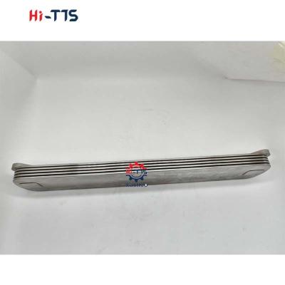 China Isuzu 6D22 6D24 ME153172 Oil Cooler Aluminum Alloy for Excavator Truck Engine for sale