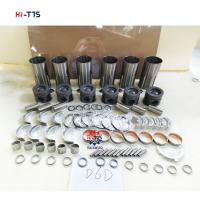 China Excavator EC210B EC240B D6D Engine Overhaul Kit Liner Set 0450-1365 6 Cylinder for sale