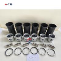 China NH220 Engine Cylinder Liner Kit 6 Cyl Piston 6620-31-2110 184400 for Excavator DH220-7 for sale