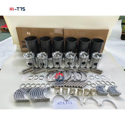 China NTA855 NT855 Overhaul Liner Kit with Piston 3017349 6 Cylinder Diesel Engine Repair Set for sale