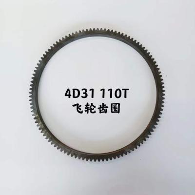China Hi-TTS Flywheel Ring Gear 110 Teeth for Mitsubishi HD250 HD450 Excavator 4D31 4D31T Engines for sale