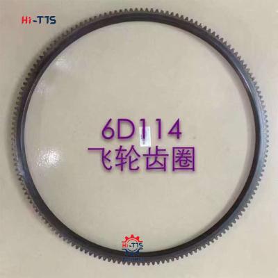 China Hi-TTS PC300-8 Excavator Flywheel Ring Gear 148 Teeth 6D114 6741-31-4180 for sale