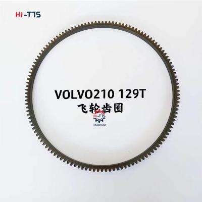 China Hi-TTS Diesel Engine Flywheel Ring Gear 128 Teeth for D6D D6E EC210 EC240 EC290 Excavators VOE20405650 for sale