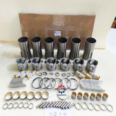 China DB58 Cylinder Liner Kit 65.02501-0416 65.02503-8058 6 Cylinder Diesel Engine Rebuild Parts for Doosan for sale