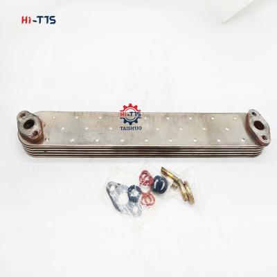 China Mitsubishi 6D170 Engine Oil Cooler 6240-61-2111 Steel Aluminum 4.0kg for Diesel Engine for sale