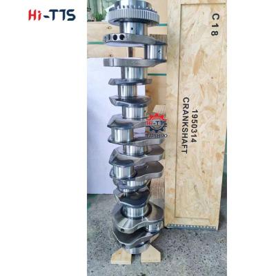 China C18 Excavator Crankshaft 1950314 1894918 1894917 Forged Steel 32kg Diesel Engine Spare Parts for sale