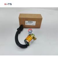 China Stop Solenoid 12V 251523001 for V1505 Engine Excavator Parts 0.5kg Steel Aluminum for sale