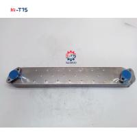 China Hi-TTS Engine Oil Cooler 1-21723029-0 1-1281026-1 for 6BD1 6BG1 4D31 Diesel Engines 4kg for sale