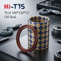 China TG4 100x120x13mm Oil Seal Wheel Hub Cassette Seal Natural Latex Red 0.5kg for sale