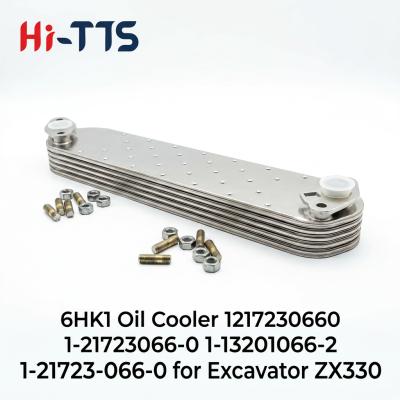 China 6HK1 Oil Cooler 1217230660 5-Plate Core Aluminum for Hitachi ZX330 Excavator Engine for sale