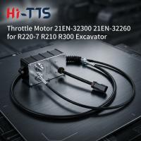 China Throttle Motor 21EN-32300 21EN-32260 for R225-7 Excavator 4KG Aluminum Alloy Construction Machinery Parts for sale