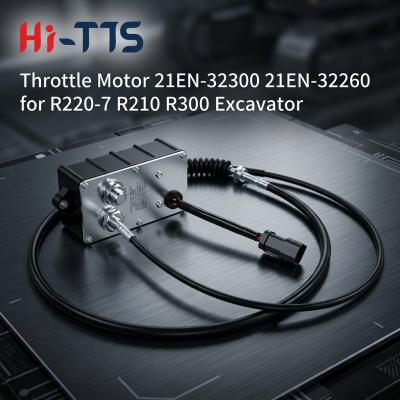 China Throttle Motor 21EN-32300 21EN-32260 for R225-7 Excavator 4KG Aluminum Alloy Construction Machinery Parts for sale