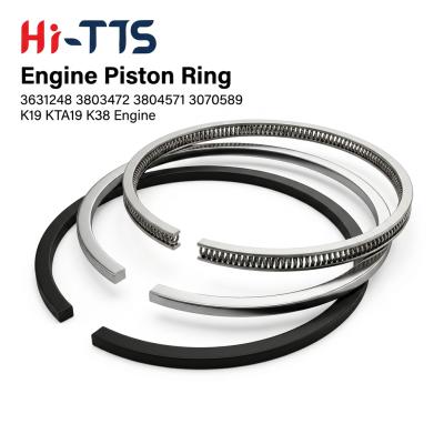China Engine Piston Ring Set 3803472 4089500 158.75mm for K19 KTA19 K38 Diesel Engine Excavator Parts for sale