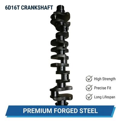 China Forged Steel Crankshaft ME130937 for Mitsubishi 6D16T Engine Excavator SK330-6 for sale