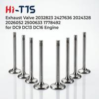 China Scania DC9 DC13 DC16 Diesel Engine Exhaust Valve 171.5mm 41.05mm Head 2026052 2032823 for sale