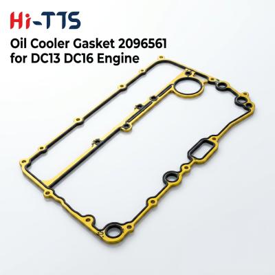 China Engine Oil Cooler Cover Gasket OEM 2096561 for DC13 DC16 6-Cylinder Diesel for sale